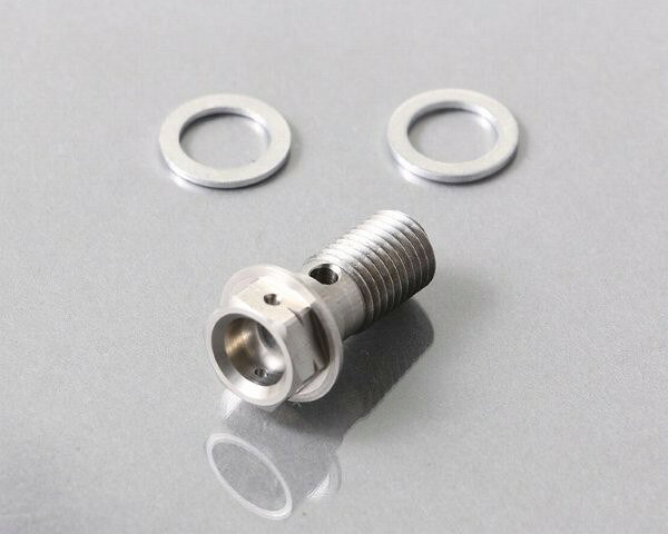 ※画像はイメージの場合がございます。※必ずメーカーホームページをご確認ください。商品説明錆に強く、強固なステンレス材を採用したバンジョーボルトです。耐候性に優れているため、経年変化が少ないのも特徴です。●旧型のスズキ車のバンジョーボルトはP...