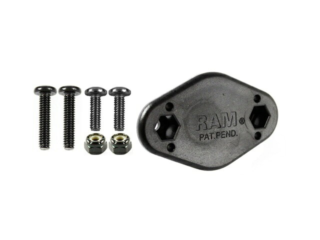 メーカー名：ラムマウントメーカー品番：RAP-326MUEZY-Mountは、AMPSホールジョイントに対応したパーツと組み合わせることで簡単に着脱可能なクイックリリースマウントを構築できる変換アダプターです。主にAMPS菱形ジョイントと組...