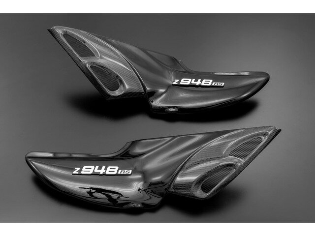 Kawasaki Z900RS/CAFE/SE 18-25Double Bubble Intake(D.B.I/ダブル・バブル・インテーク)両サイドには段違いで2つの膨らんだバブル形状が配置され、大口径のエアーインテークが強烈な吸引を連想さ...