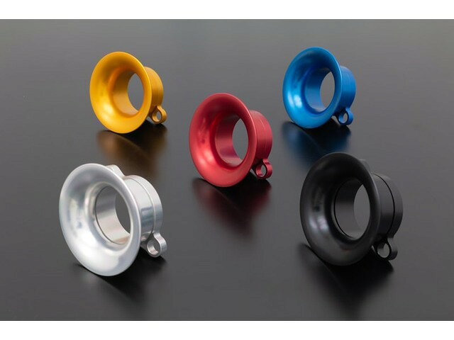 汎用KEIHIN FCRスモールボディ(28φ〜33φ)専用のビレットエアファンネル。ファンネル本体は2ピース構造とし、脱着時の煩雑さを解消します。軽量なアルミ製で、あえて表面処理を施さず、アルミ素材特有の重厚な輝きを味わえる素地仕上げと、...