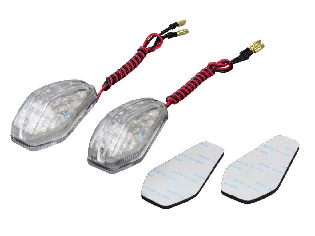 ・貼り付けタイプウインカーエアロシャープミニと同デザインで10%サイズUPのLEDタイプ・LEDのシャープな光と高級感あるレンズカットが車輌を引き立てます。・レンズやLED基盤は、全て国内生産管理の高品質。・補修パーツ：両面テープ、レンズ、...