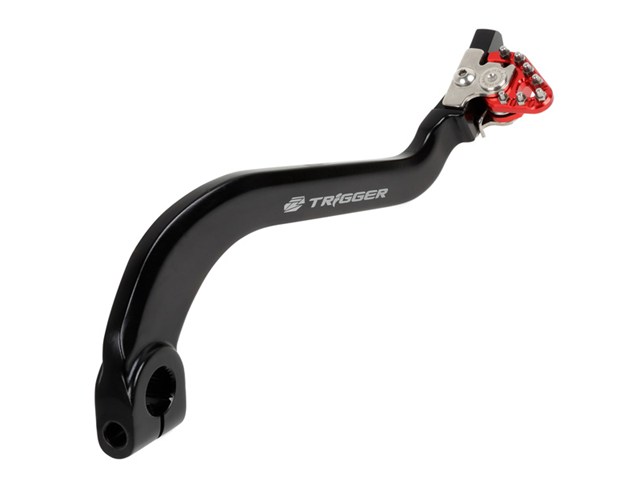 オフロード走行に最適なブレーキペダル！！メーカー検索カテゴリ: ブレーキペダル 品番: F6895メーカー品番: ZE90-7082定価(税込): 12,100円カラー: レッドJANコード : 4547836273407アーム形状は鍛造な...