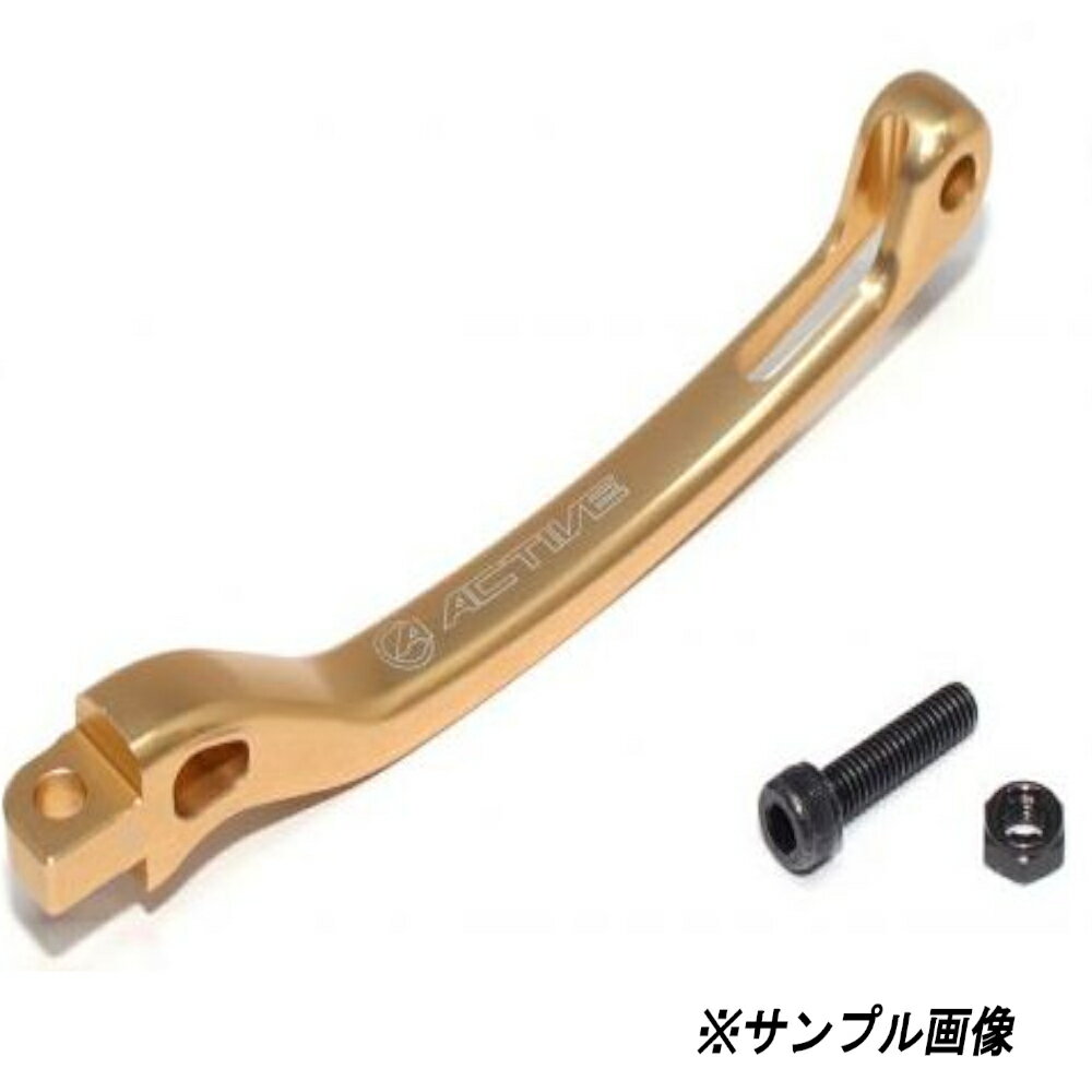 【STFクラッチレバー ゴールド】全日本ロードレース選手権(主にST600クラス)でのシェア約80％を誇るアクティブ「RS(レーシングスペック)ビレットレバー」のノウハウを生かした設計で、ストリートでの必要十分な機能に特化した可倒式レバーで...