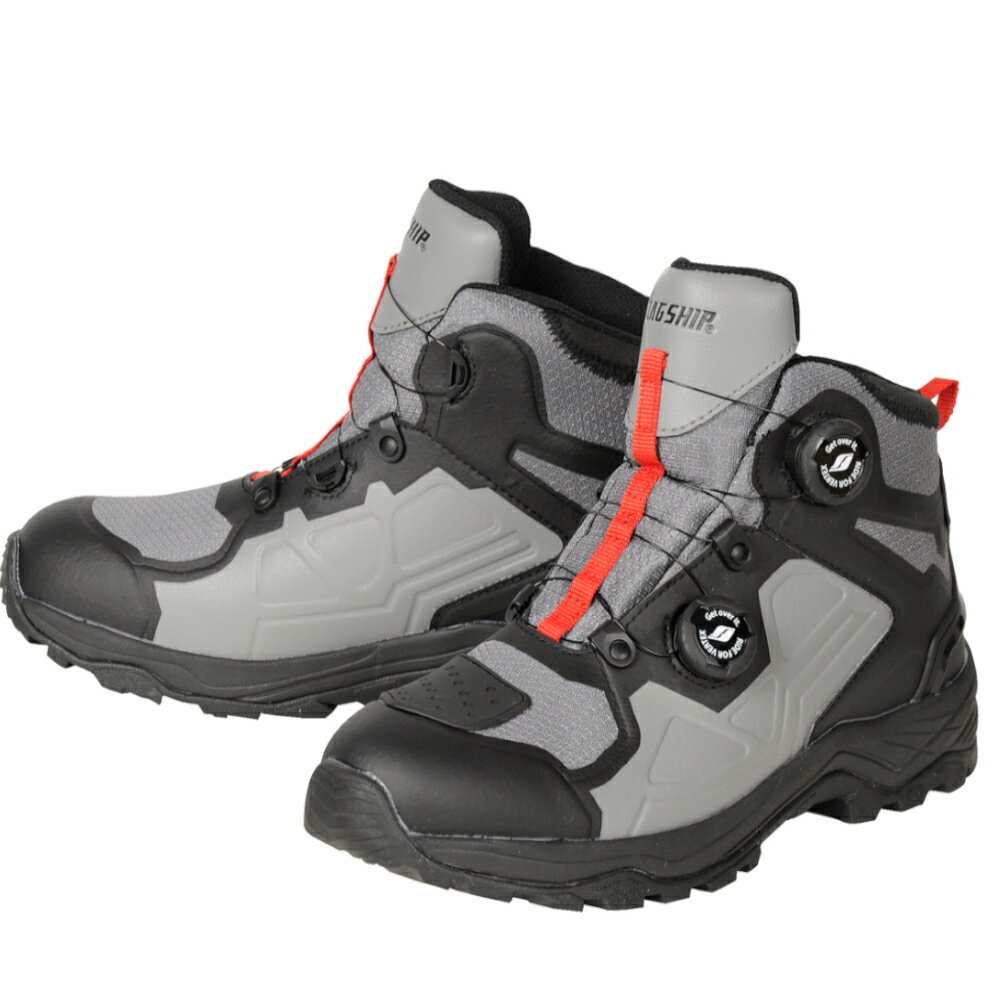 【フィールドライドシューズ FSB-803】●商品情報透湿防水フィルム［ヴォクサーム］を採用。くるぶしパッド、ヒールガードを装備し安全面を考慮。二層構造のソールで軽さと衝撃吸収を実現したアウトドア感溢れるライディングシューズ。●素材［表地］...