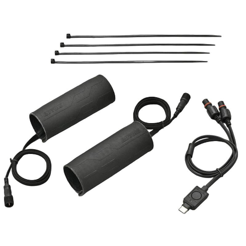 適合車種：汎用品 グリップに巻き付けるだけのグリップヒーター。 電源はUSB Type-C【PD専用】接続とすることで、 巻きタイプながら最高温度約80℃まで発熱可能、 発熱部は薄くて断線しにくいフィルムヒーターを採用。 温度は5段階に調節...