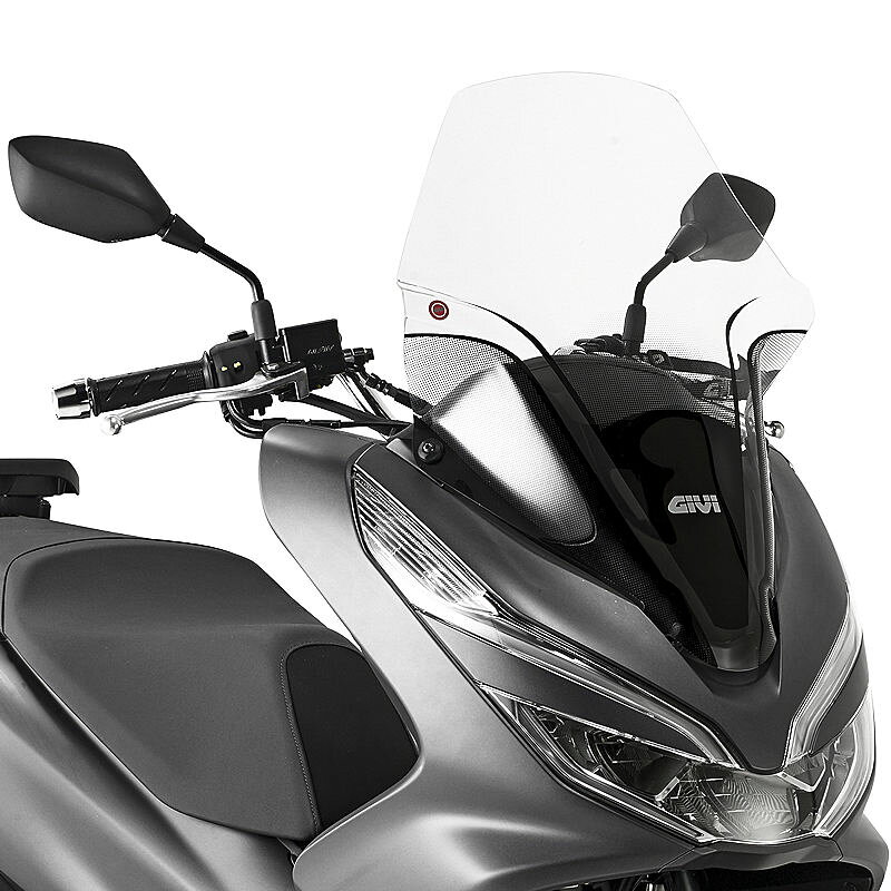 適合車種：HONDA PCX('18) JF81/JF84 PCX150('18) KF30 スクリーンを大型化することにより、快適性を向上。純正スクリーン交換タイプ。 ●H605×W435mm ●純正対比：145mmアップ ●耐衝撃アクリ...