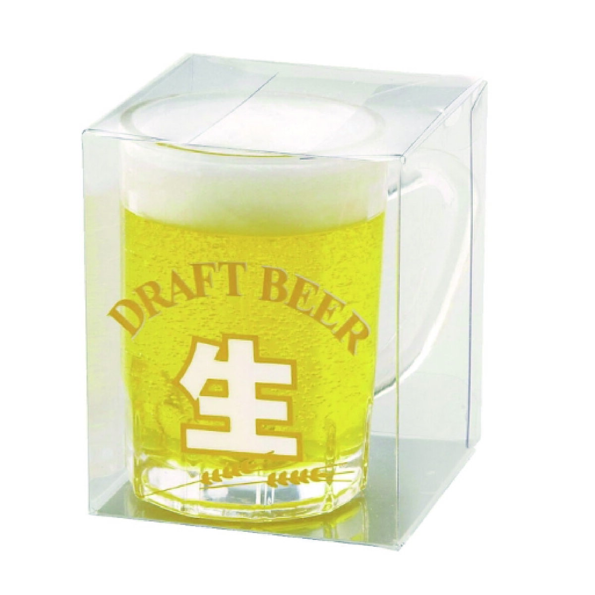 この商品は ミニジョッキ ポイント可愛らしいミニビールのキャンドルです。 【詳細情報】 サイズ：約径5.0×最大幅7.0×高7.3重さ：約178g素材・材質：キャンドル＝パラフィン　ジョッキ＝ソーダガラス原産国：中国注意：モニターの発色によ...