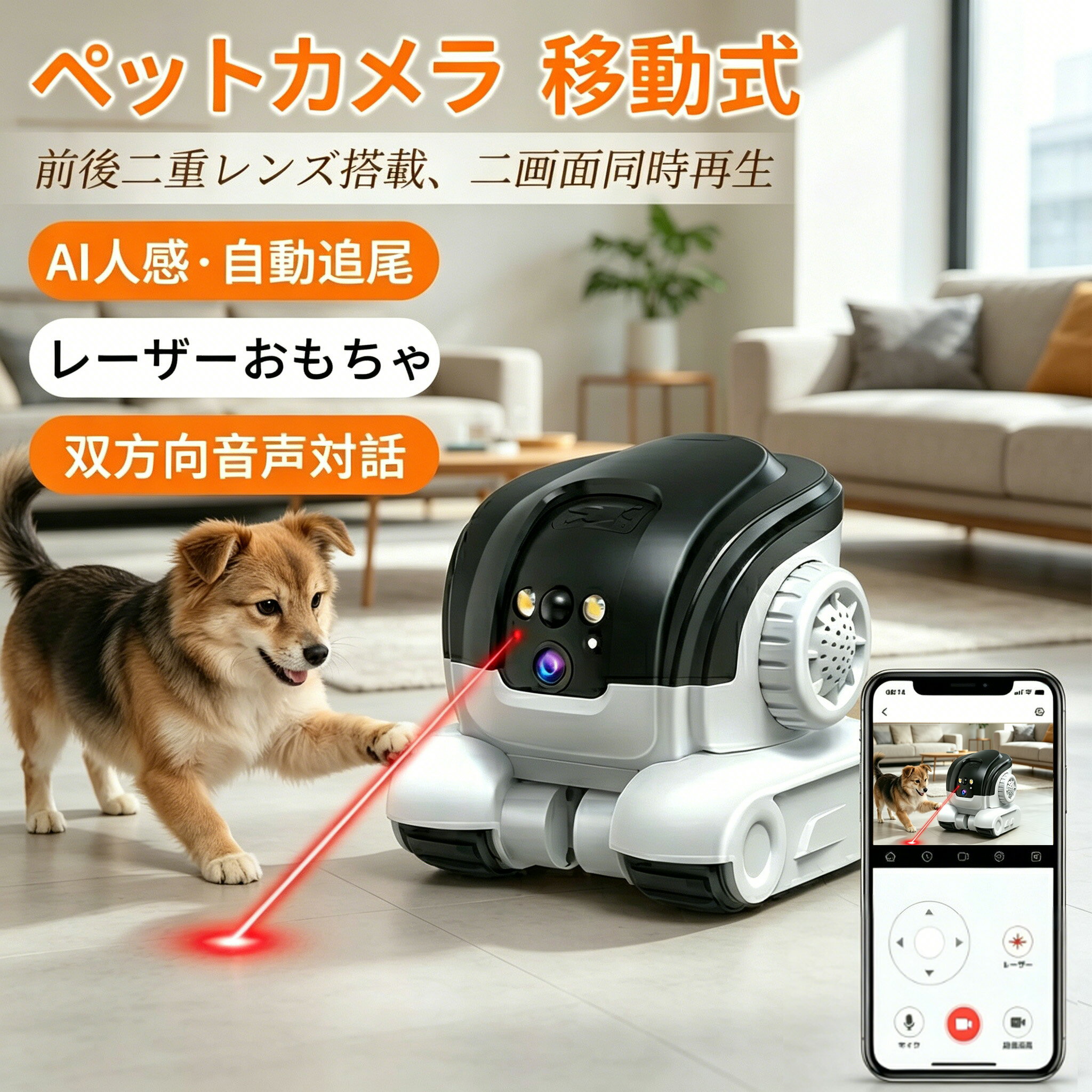 商品情報イメージセンサーCMOSセンサー解像度3MP / 5MP / 4K 対応音声機能双方向通話対応（ノイズキャンセリングマイク＆スピーカー内蔵）音声圧縮規格G.726 / G.711検知機能動体検知アラーム本体サイズ13.1cm × 1...