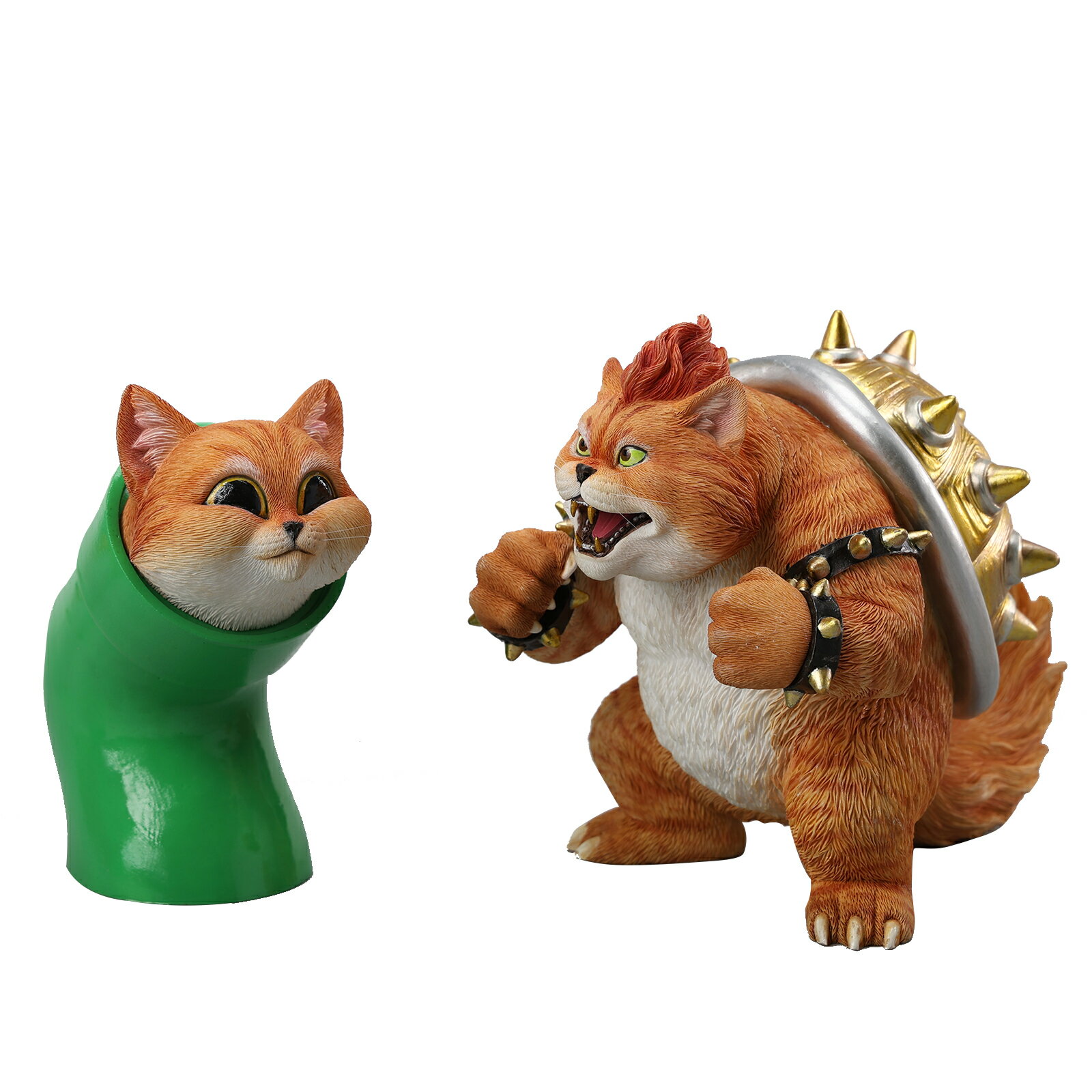 商品情報サイズ10cm×15cm×12cm素材樹脂商品説明Jxkブランドでおなじみの空想上の亀猫です！Jxk Studio 凶暴カメ猫！JXK257酷霸猫B　甲羅がゴールド Jxk Studioシリーズおなじみ架空の凶暴な亀猫です。 5