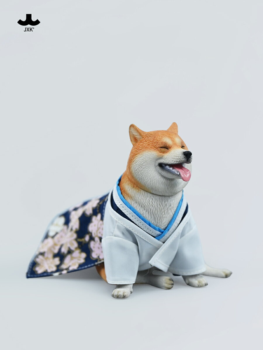 商品情報サイズ15.5x6x2.5cm(長さx幅X高さ)重量170g(工場の実出荷を基準とする)素材樹脂、布内容和風の柴犬(双頭の彫)x1に服x 1JXK 207 1/6和風の柴犬 JXK直営店 5