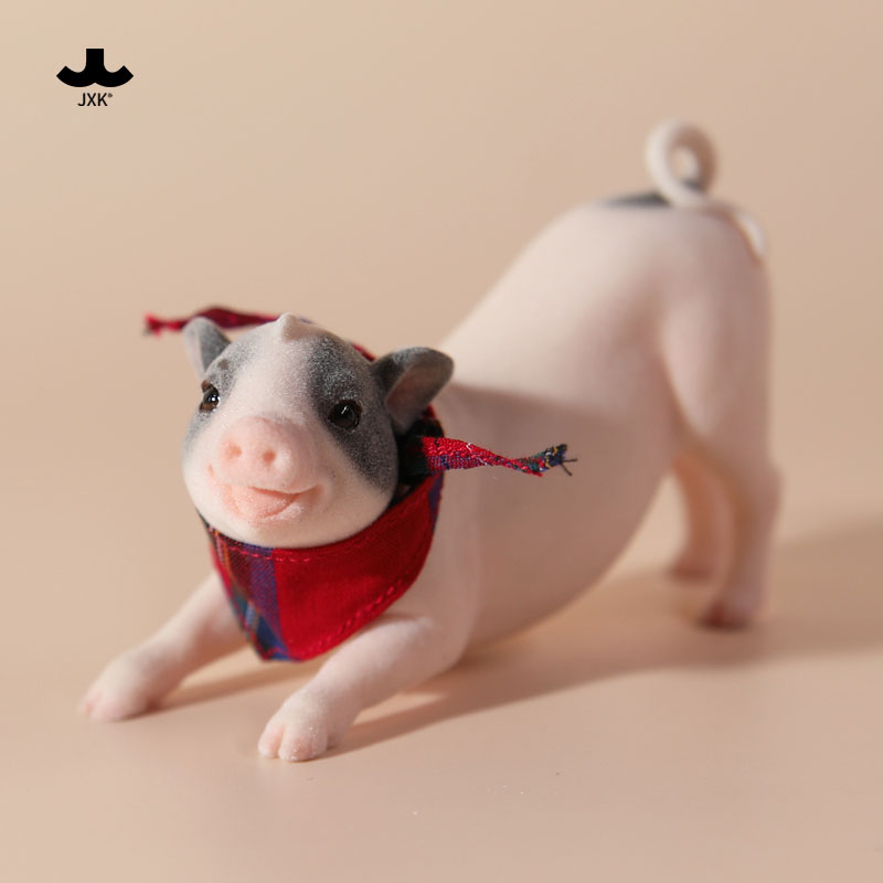 商品情報サイズ10×2×6cm（長さ×幅×高さ）重量77g（工場の実出荷を基準とする）素材樹脂JXK059Aシリーズ 1/6 小香豚「ミニブタ」 JXK直営店 5