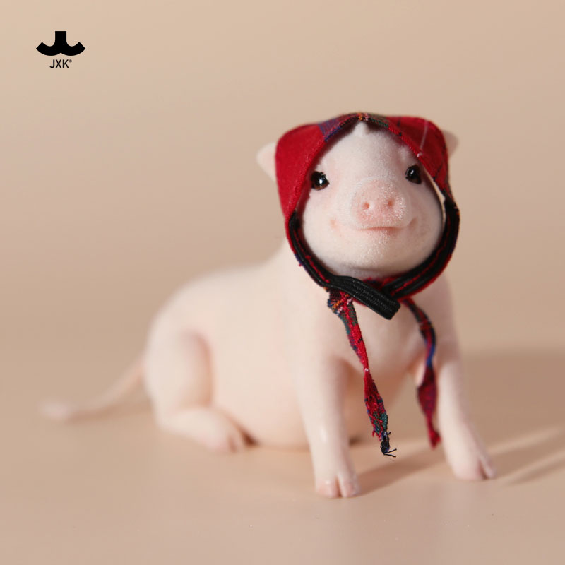 商品情報サイズ10×2×6cm（長さ×幅×高さ）重量77g（工場の実出荷を基準とする）素材樹脂JXK 059Cシリーズ 1/6 小香豚「ミニブタ」 JXK直営店 5