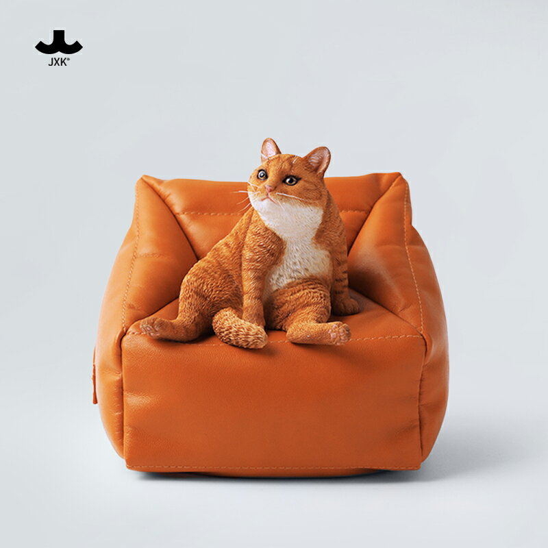 商品情報サイズ6.9×6.8×7cm（長さ×幅×高さ）重量99g （工場の実出荷を基準とする）素材樹脂内容怠け猫 3.0×1ソファ×1JXK 055 1/6 怠け猫3.0 ミケ猫 JXK直営店 5