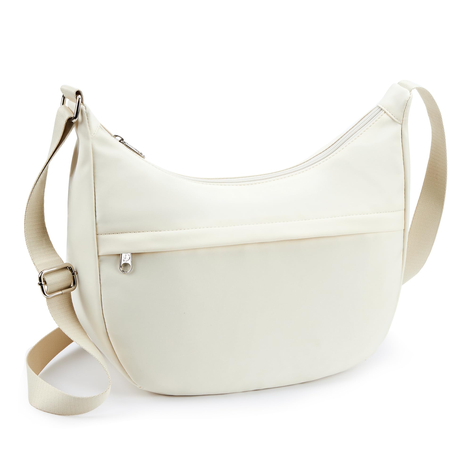 ・【プレミアム素材】この三日月型ボディバッグは、耐久性と柔らかさを兼ね備えたナイロン素材で作られており、防水性、軽量性、耐摩耗性に優れています。ボディは折りたたみ可能で、洗濯機での洗濯も可能です。日常の旅行、ハイキング、フィットネス、仕事な...