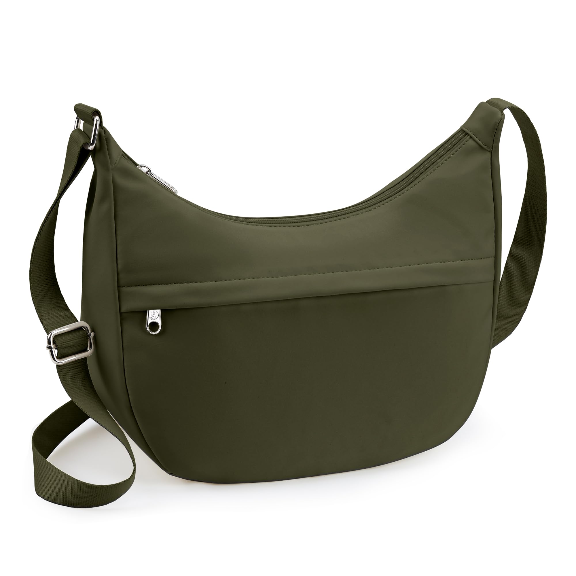 ・【プレミアム素材】この三日月型ボディバッグは、耐久性と柔らかさを兼ね備えたナイロン素材で作られており、防水性、軽量性、耐摩耗性に優れています。ボディは折りたたみ可能で、洗濯機での洗濯も可能です。日常の旅行、ハイキング、フィットネス、仕事な...