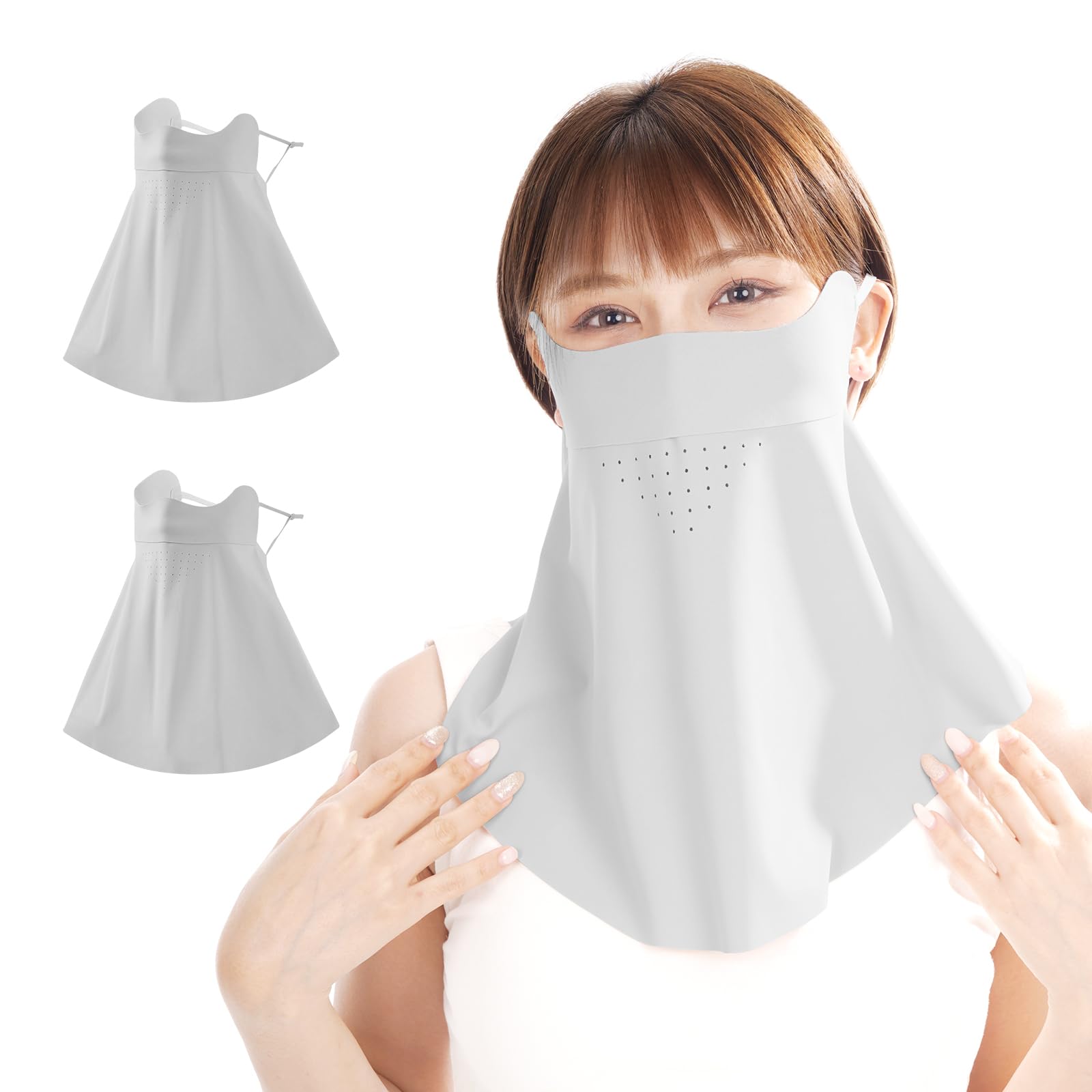 ・【特許級の30呼吸穴・息苦しさゼロ】 特許設計の「30個呼吸穴」を搭載し、驚くほどスムーズな通気性を実現！空気の通り道を最適化することで、運動中も、炎天下でも、まるでマスクをしていないかのような軽やかさ。また、マスク内の蒸れや熱がこもりに...