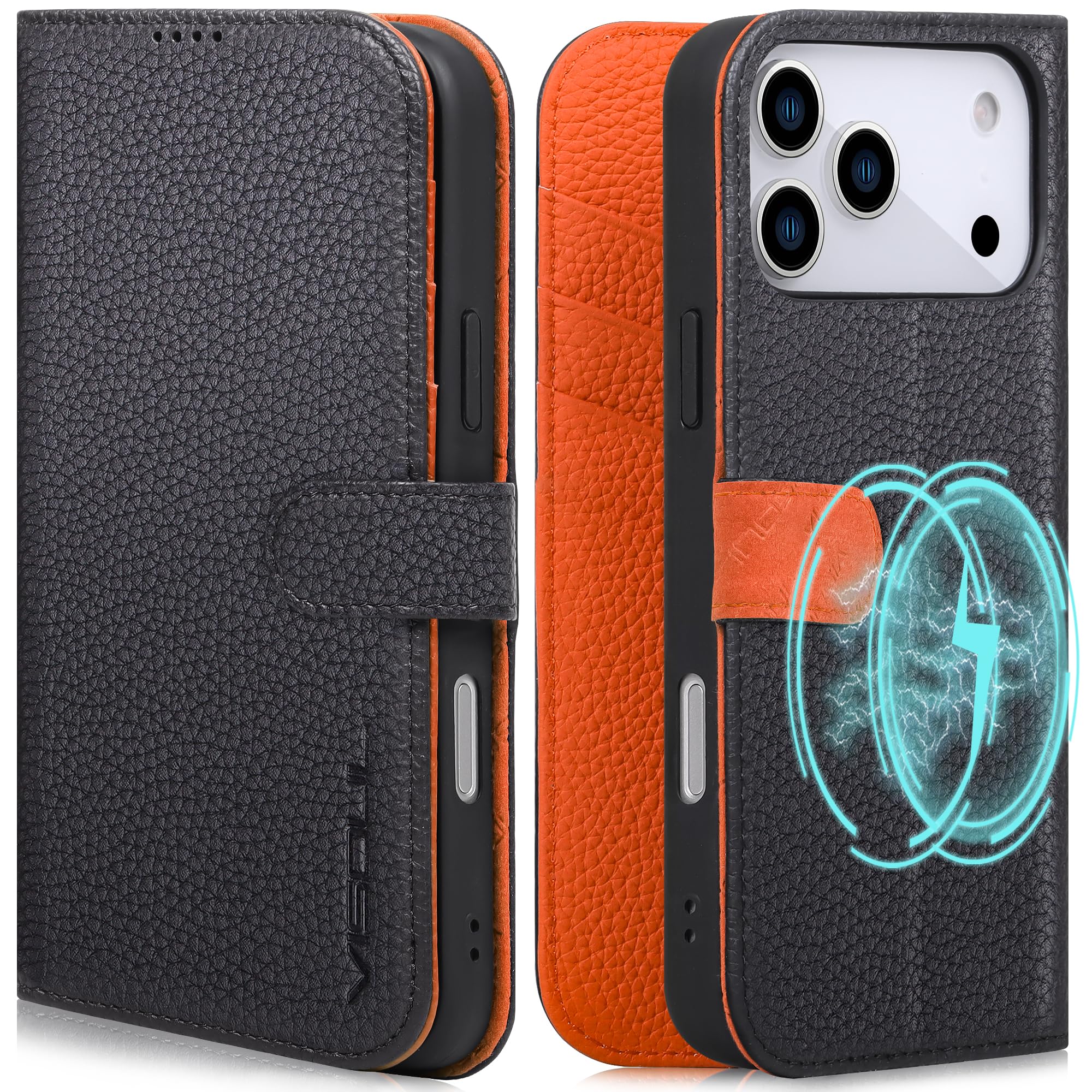 ・スマホケース対応機種:iPhone 17 Pro 6.3インチのみに対応しておりますが、他の型番が併用できません。対応機種と画面サイズをよくご確認のうえ、ご購入いただけますようお願い致します。・RFIDブロッキング技術・選ばれる理由:IC...