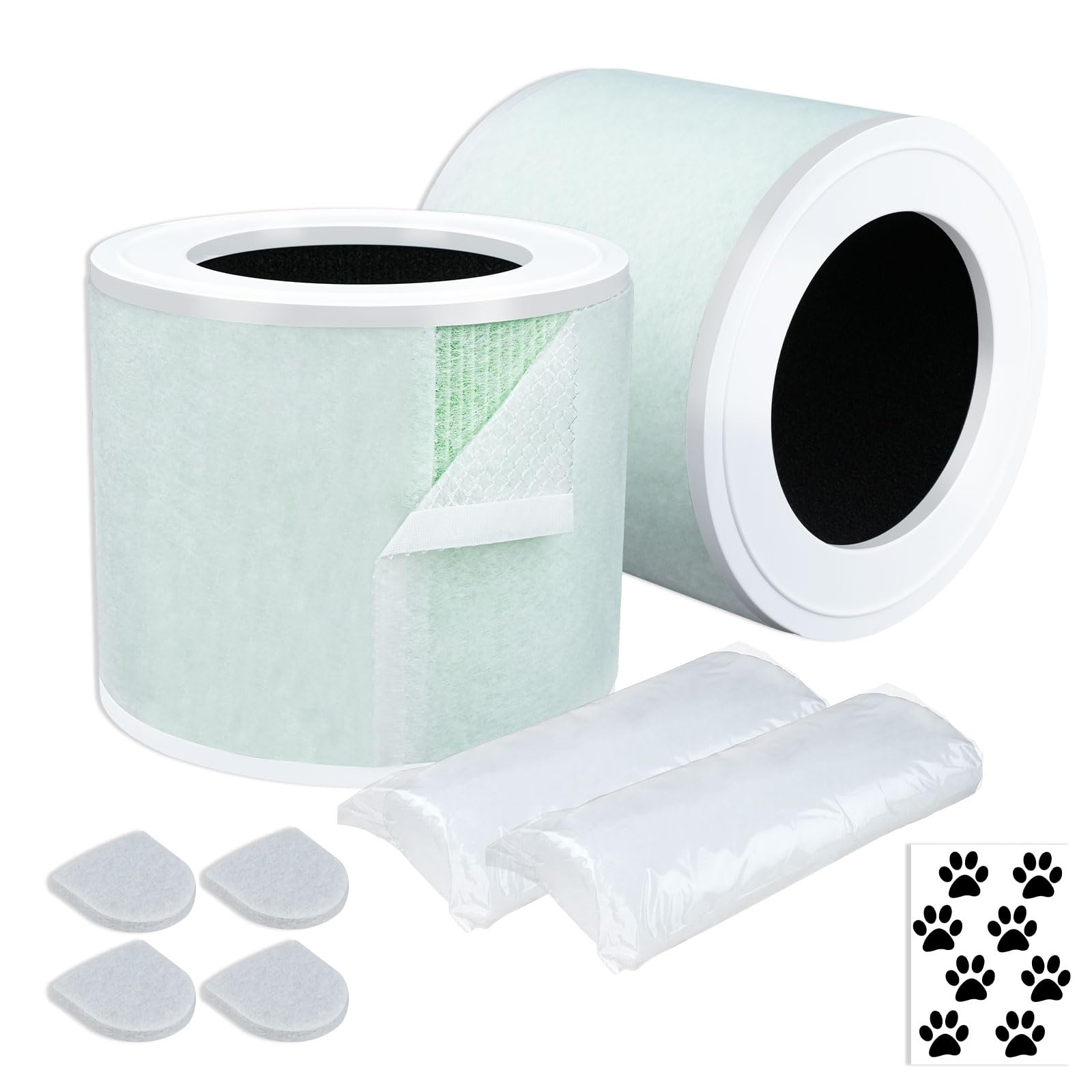 ・【商品詳細】形名：空気清浄機core mini 3イン1 交換用フィルター 材質：HEPA/活性炭 サイズ：約123 x142mm 対応機種：LRF-C161-WJP 交換の目安：約1年。（本品は消耗品なので、定期的に交換してください。）...