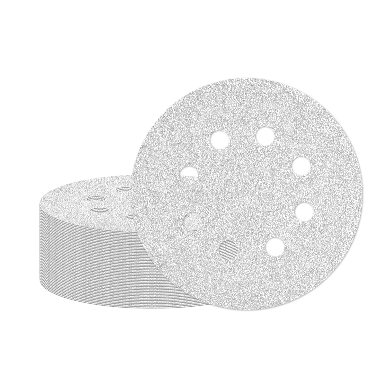 ・#80番 50枚サンダーペーパーセット。グリットが小さくなるほど、サンドペーパーは粗いです。グリットが大きくなればなるほど、サンドペーパーは細かくなります。サンディングと研磨の最初の選択肢。・准直径125mmサンディングパット、すべての5...