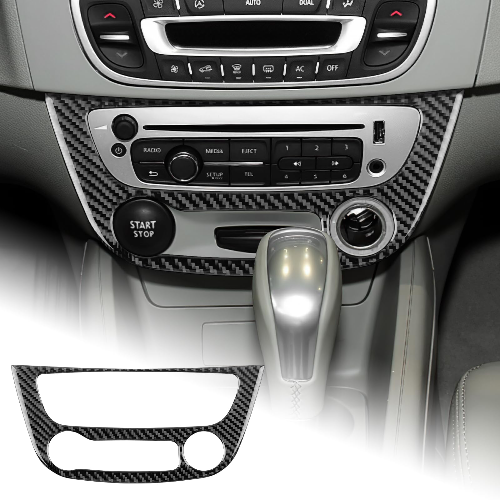 ・【車種専用】ルノー メガーヌ 3代目 / ルノー フルエンス初代 2009-2014。右ハンドル車と左ハンドル車の両方で使用できます。・【リアルカーボン】製品はソフトカーボンファイバーでできており（カーボン柄のプリントではなく）、保護を強...