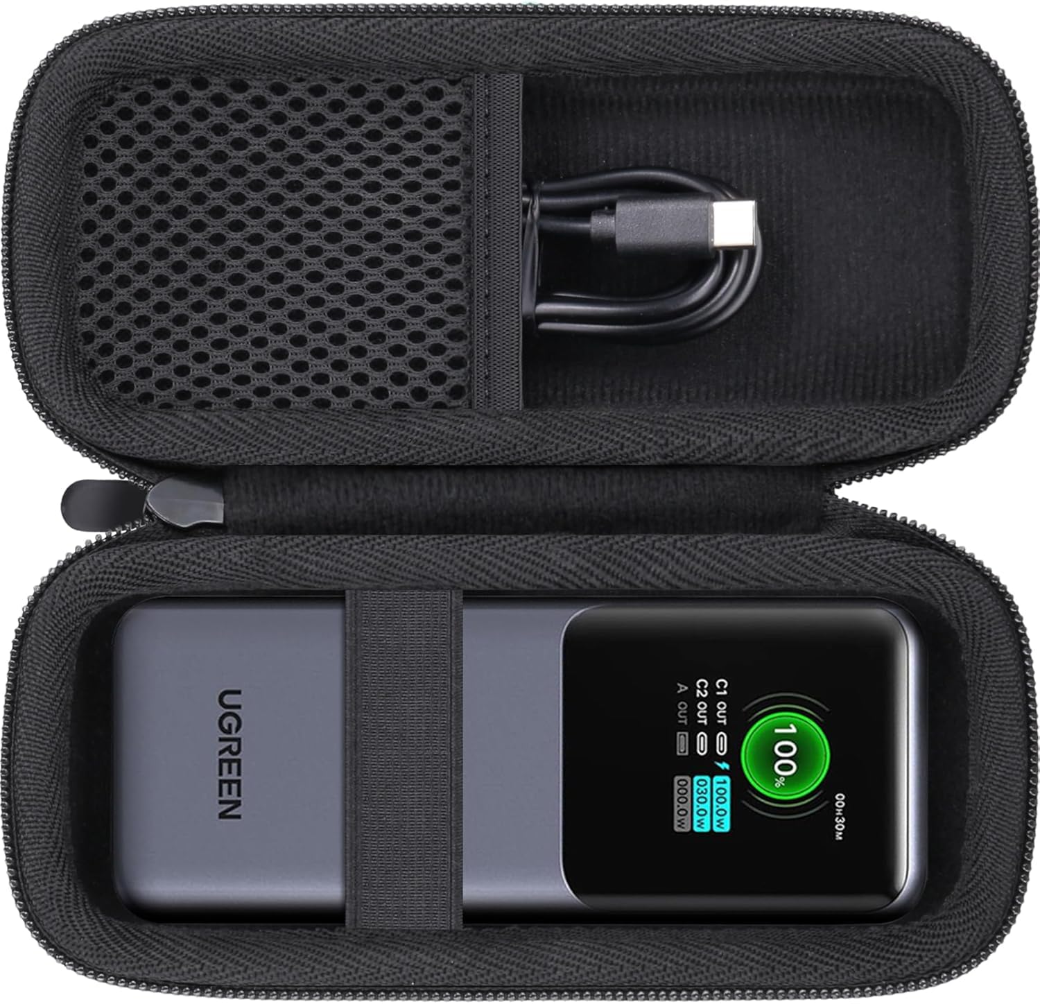 ・【ピッタリサイズ】ケース内部の大きさはUGREEN Nexode 20000mAh・130W PB721/ 20000mAh・165W PB726/ PB723を完璧に収納でき、簡単に取り出せるようになっています。・【丈夫なEVA素材】高...