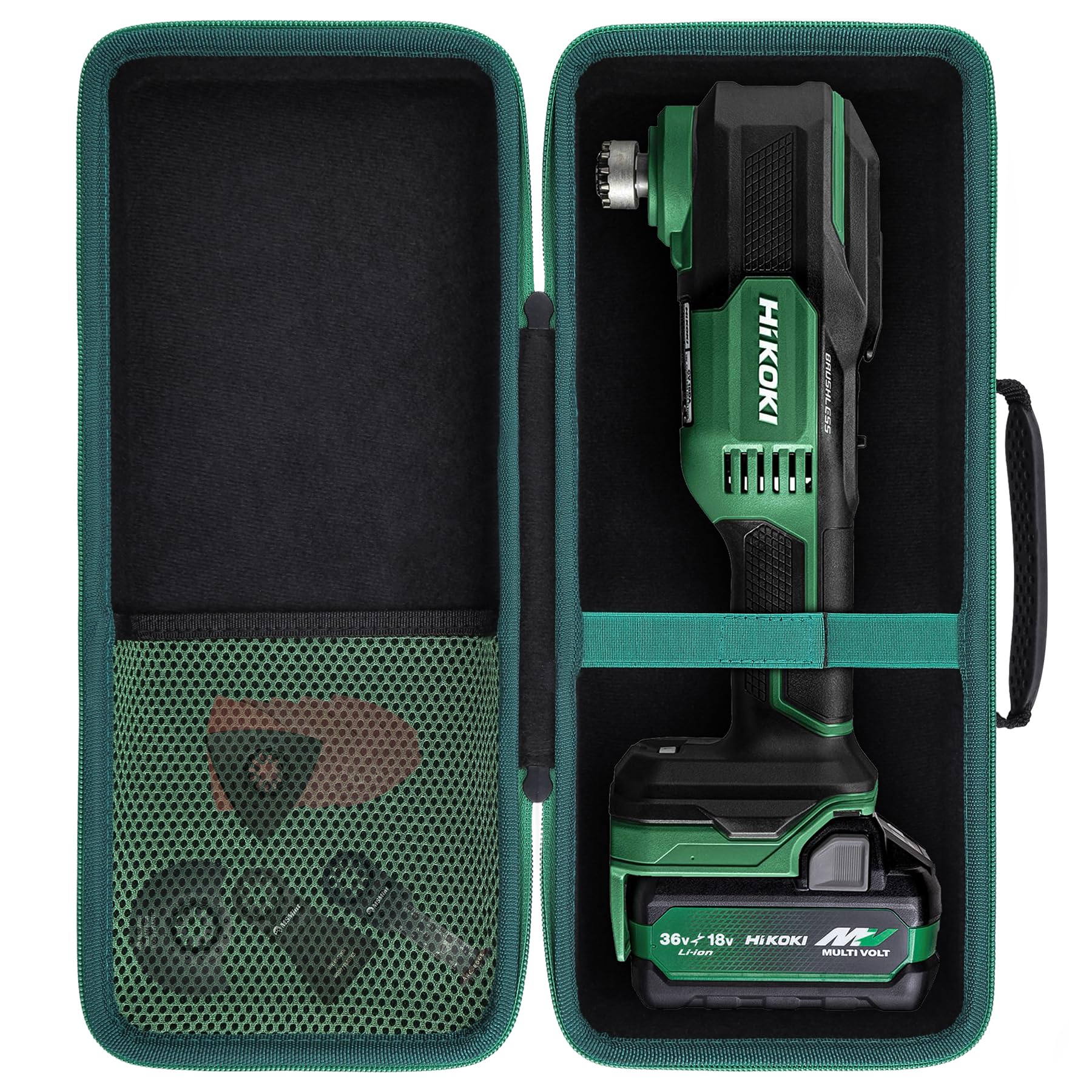 ・【完璧にフィット】Aenllosi 収納ケースは、HiKOKI ハイコーキ CV18DA /CV18DBL コードレスマルチツールのために特別に設計されており、ハイコーキ CV18DA /CV18DBL コードレスマルチツール 18Vとそ...