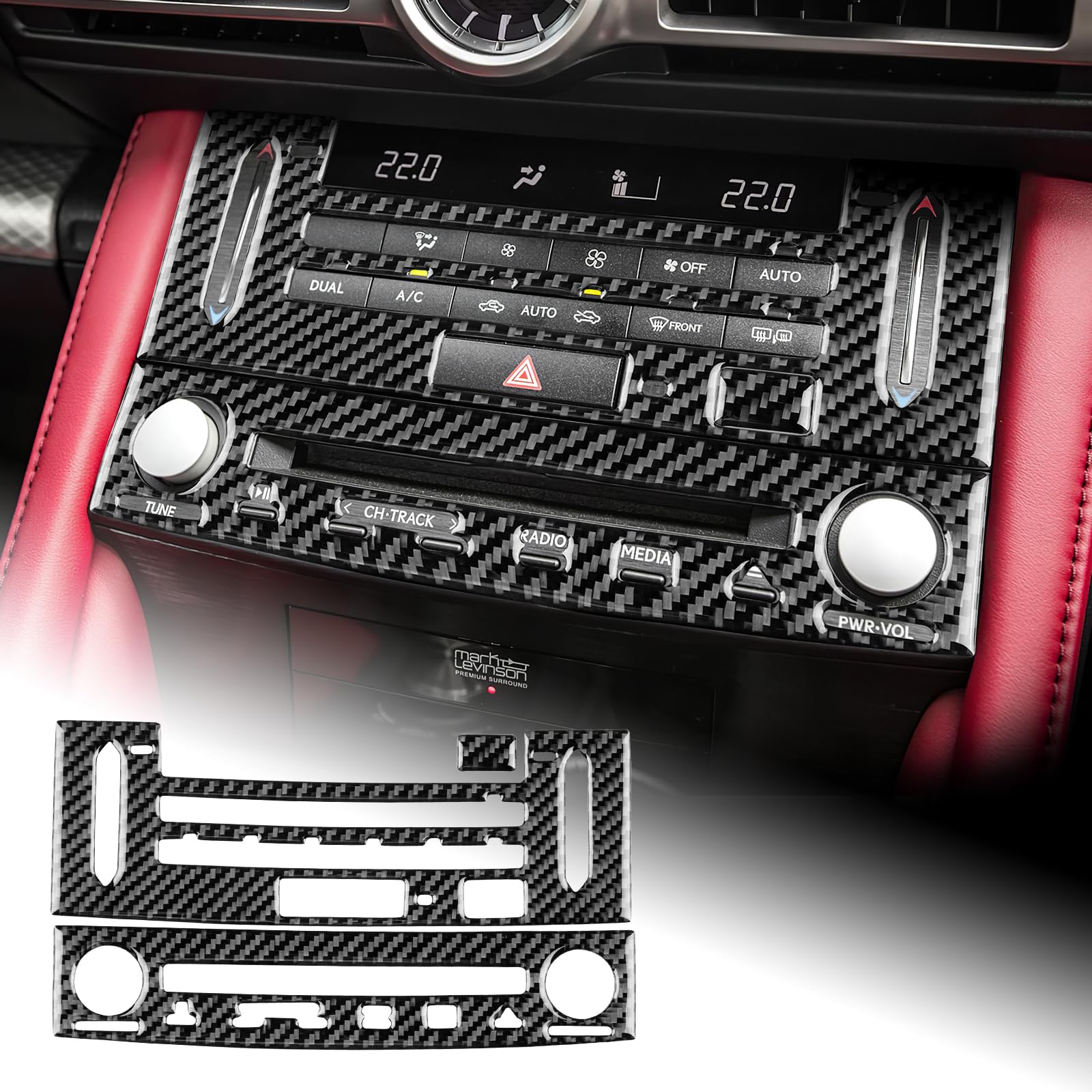 ・【車種専用】レクサス RC RC300 RC300h RC350 RC200T 2019-2025 専用。右ハンドル車用。・【リアルカーボン】製品は本物のカーボンファイバーでできており、保護を強化するために超透明コートポリウレタンが付いて...