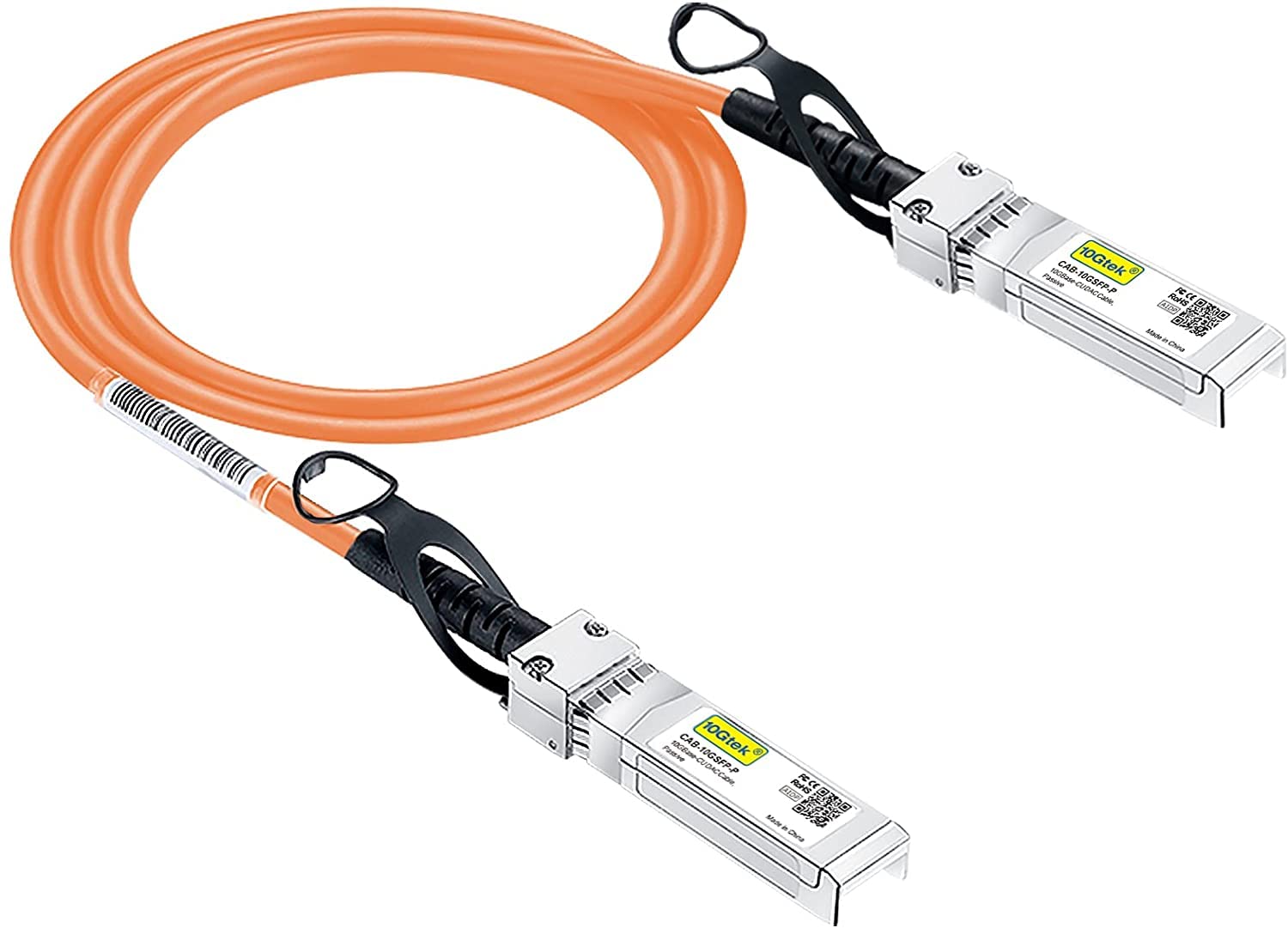 ・★【仕様】10GbE SFP +からSFP + DACへの直接接続銅Twinaxケーブル, 伝送速度10Gb/s, 0.5m，AWG30, パッシブ, 両端に10G SFP+コネクタ付, 温度範囲(℃)0~70・★【特徴】10G SFP ...