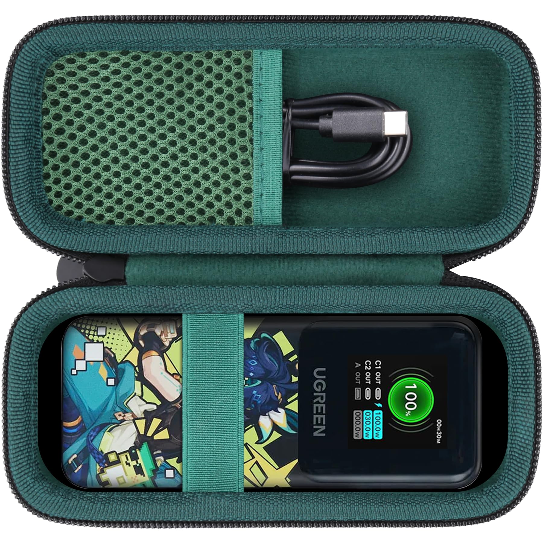 ・【ピッタリサイズ】ケース内部の大きさはUGREEN Nexode 20000mAh・130W PB721を完璧に収納でき、簡単に取り出せるようになっています。・【丈夫なEVA素材】高品質で耐磨耗性のあるEVA素材で作られており、日常の摩耗...