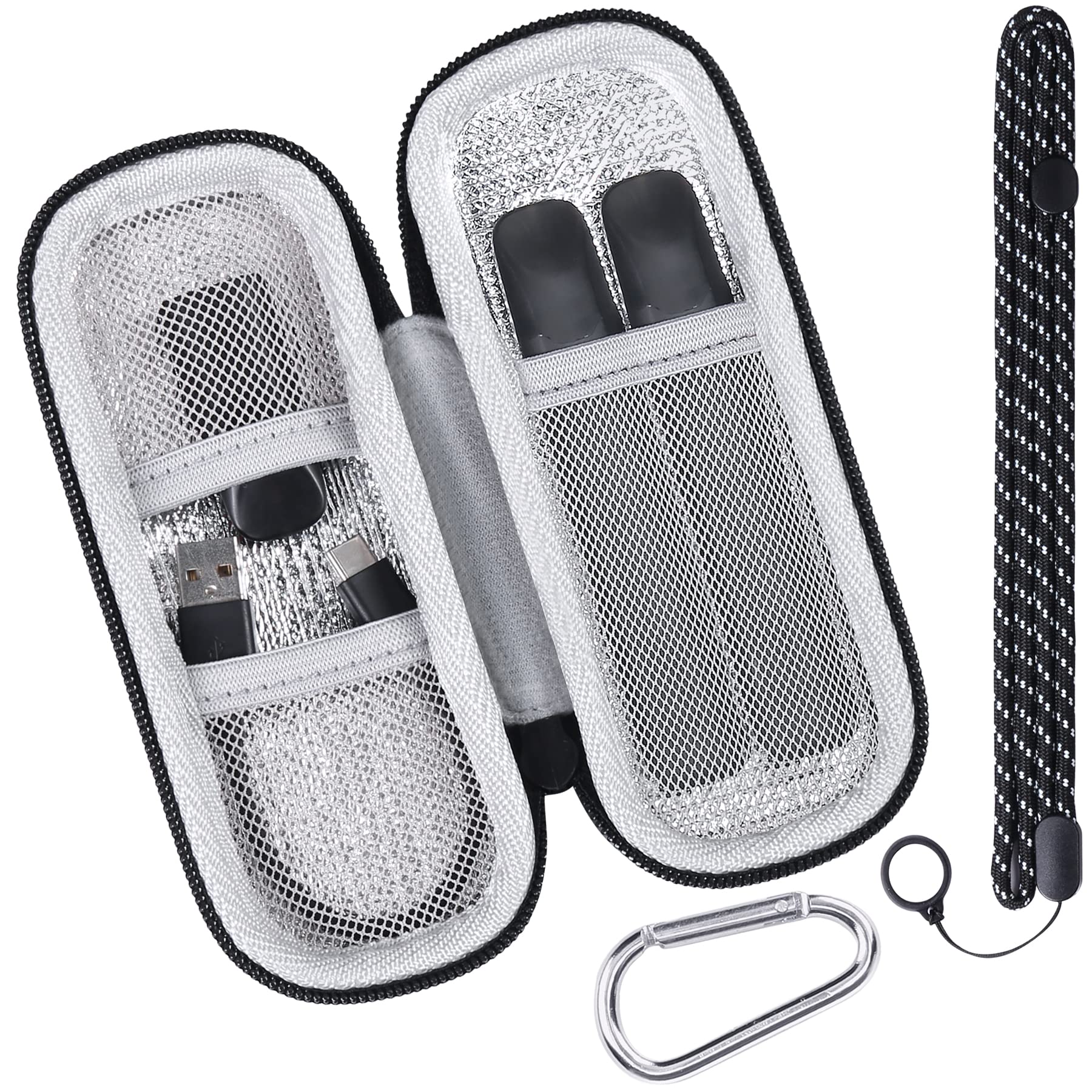 ・【完璧にフィット】Aenllosi 収納ケースは、ドクターベイプ3/2のために特別に設計されており、元の機械が金型を開き、ドクターベイプ2 本体とDR.VAPE カートリッジをまとめて収納できます。 ケースサイズ：16.2x6.4x3.7...