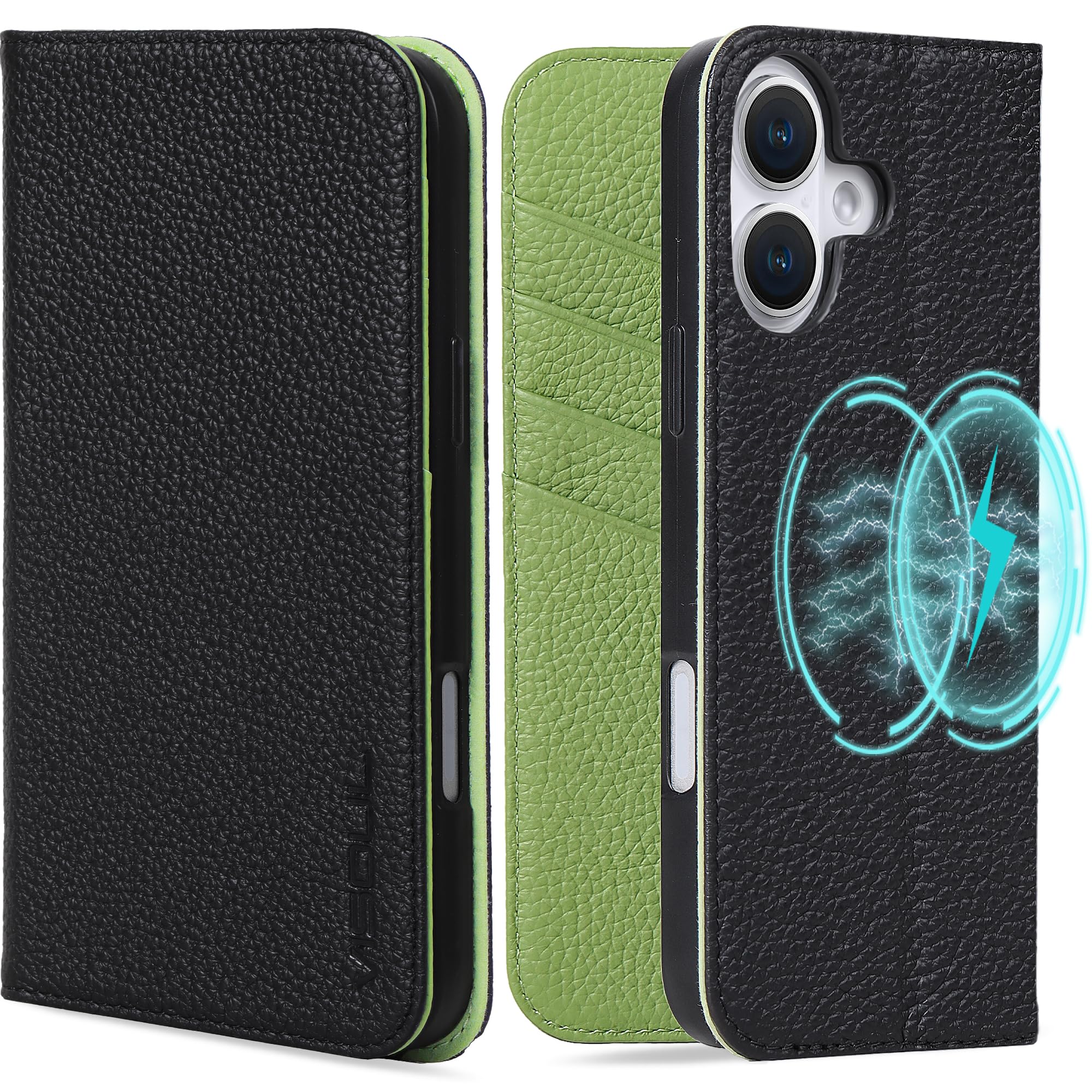 ・携帯ケース対応、ワイヤレス充電対応：iPhone 16 Plus 5G 6.7inchのみに対応しておりますが、他の型番が併用できません。対応機種と画面サイズをよくご確認のうえ、ご購入いただけますようお願い致します。・収納ポケット、横置き...