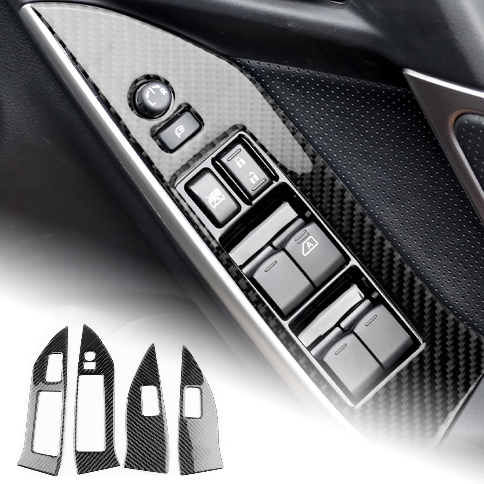 ・【車種専用】スバル フォレスター 4代目 SJ系 2013-2018。右ハンドル車専用。・【リアルカーボン】製品はソフトカーボンファイバーでできており（カーボン柄のプリントではなく）、保護を強化するために超透明コートポリウレタンが付いてい...