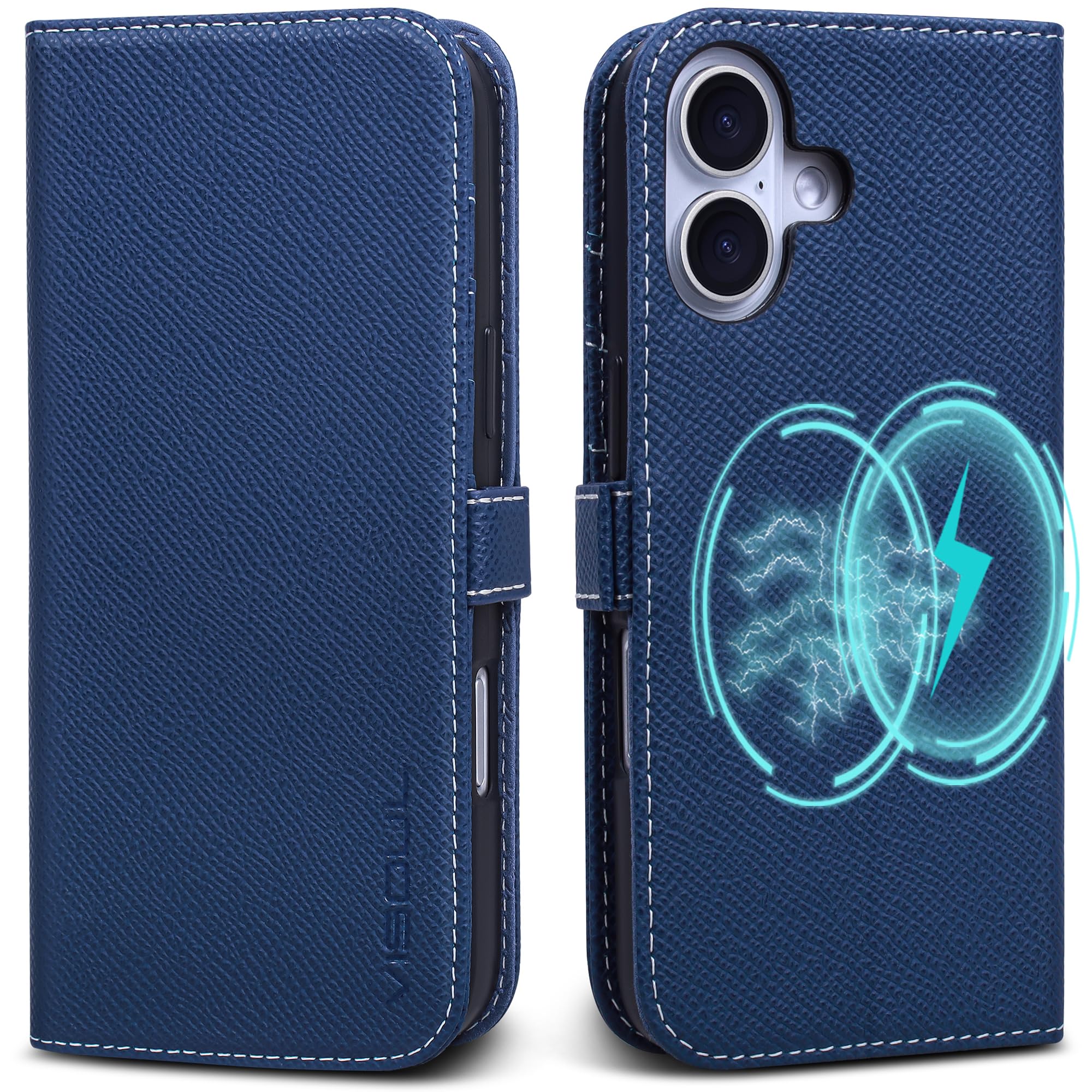 ・携帯ケース対応、ワイヤレス充電対応：iPhone 16 Plus(6.7インチ、2024年発売)のみに対応しておりますが、他の型番が併用できません。対応機種と画面サイズをよくご確認のうえ、ご購入いただけますようお願い致します。・収納ポケッ...