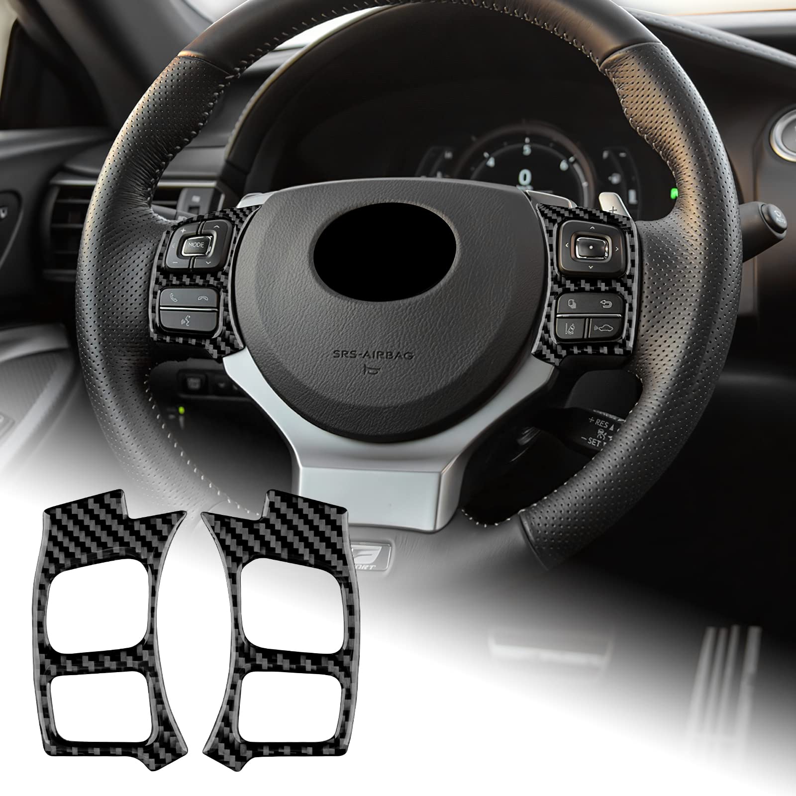 ・車種専用：レクサス Lexus RC RC300 RC300h RC350 RC200T 2015-2025。右ハンドル車と左ハンドル車の両方で使用できます。・素材:製品は本物のカーボンファイバーでできており、保護を強化するために超透明コ...