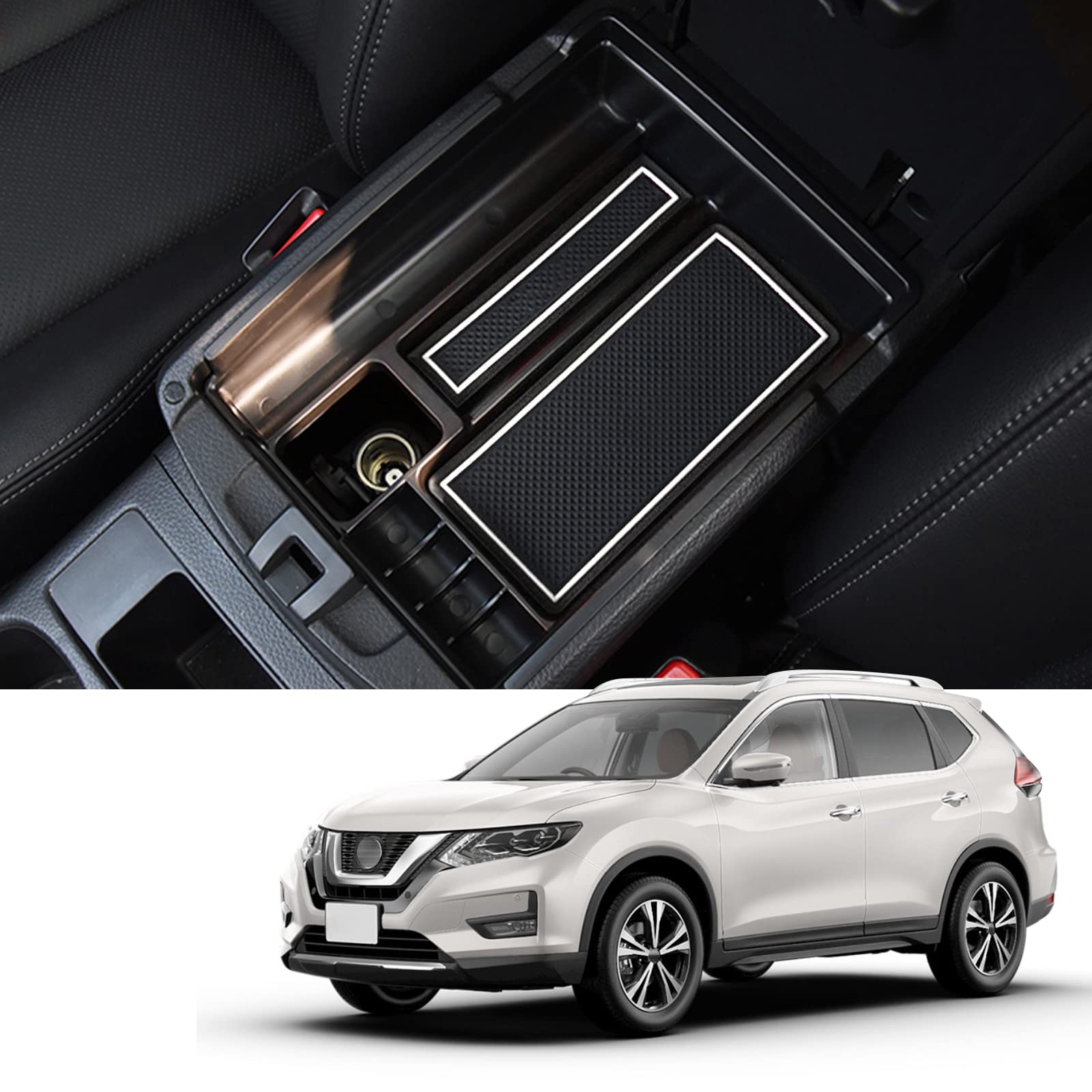 ・・【対応車種】ニッサン エクストレイル 3代目 T32/NT32/HT32/HNT32型 2013~2021 エクストレイル コンソールボックスは専用設計により、小物を収納し、車内をすっきりさせます。コンソールトレイ・・【高品質の材料】エ...