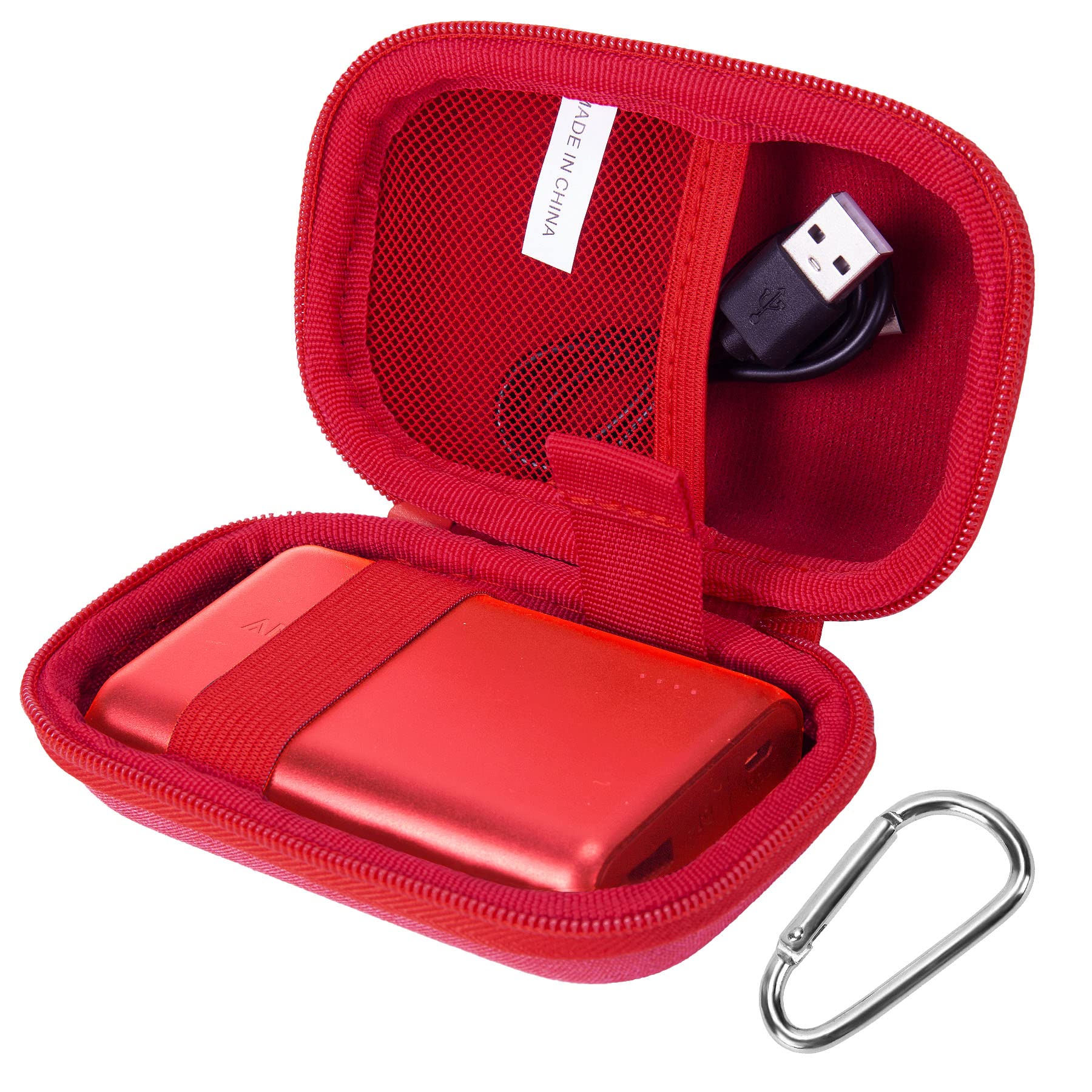 ・モバイルバッテリー収納ボックス-Aenllosi Anker モバイルバッテリー 大容量保護トラベル収納ボックス。・バッテリー収納ケースの内部素材は、非常に柔らかく、モバイルバッテリー ankerを完全に保護できるEVA素材で作られていま...