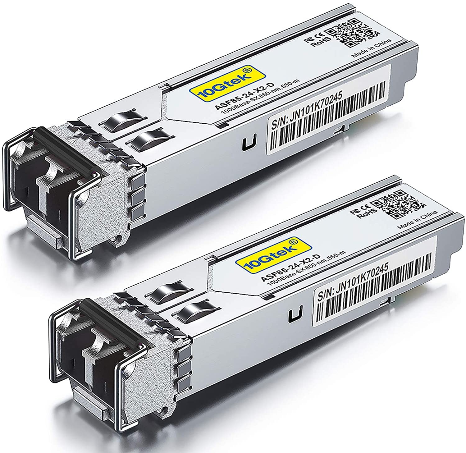 ・データレート：1.25Gb / s・波長：850 nm・リーチ：最大550メートル・ファイバタイプ：デュアル LC OM3 マルチモード ファイバ・幅広い互換性：Cisco、Ubiquiti、Mikrotik、D-Link、Supermi...