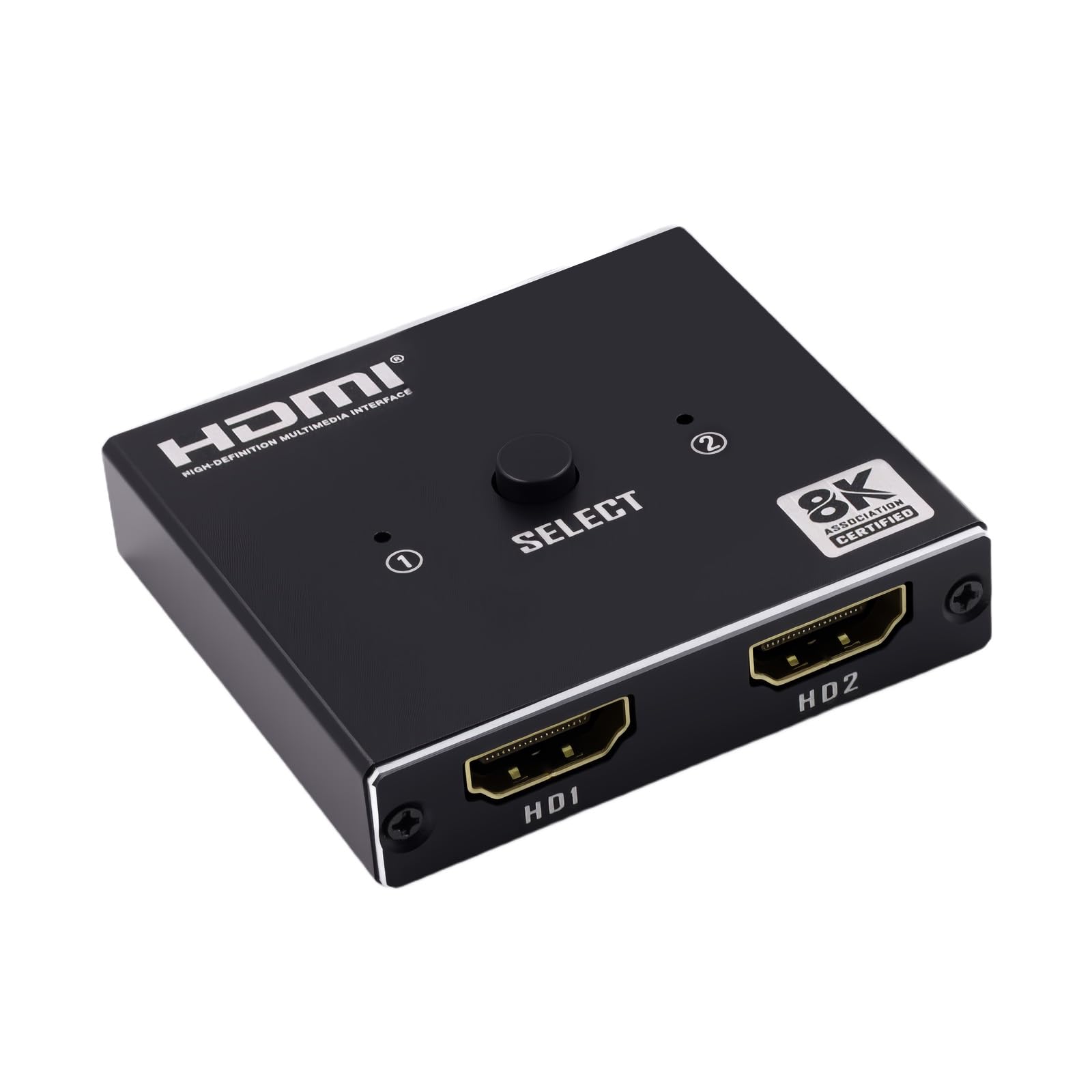 ・【双方向HDMI 2.1切替器 】 HDMI双方向切替器 8K@60HZ、HDMI分配器は3つのHDMIポートを提供し、1つの出力デバイスに2つの入力ソースをサポートします。・【8K@60HZのHDRスイッチャー】HDMI双方向分配器は最...