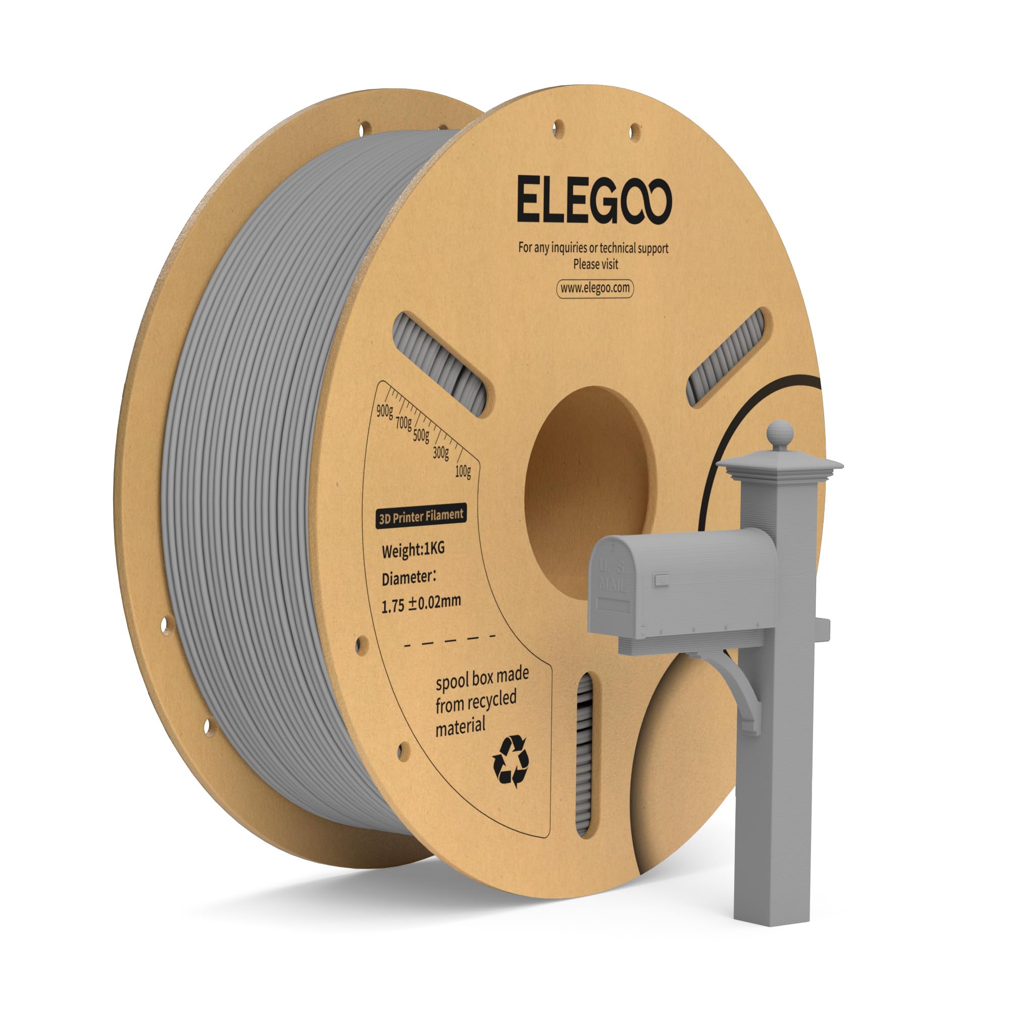 ・【新品のPLA+フィラメント】アメリカ Natureworks 4032Dのエコ原料を使用し、反りと収縮が少なく、優れた印刷適性、高強度、良好な延性、および印刷時の無臭が特徴とするフィラメントです。・【靭性&高衝撃強度】靭性と引張強度を強...