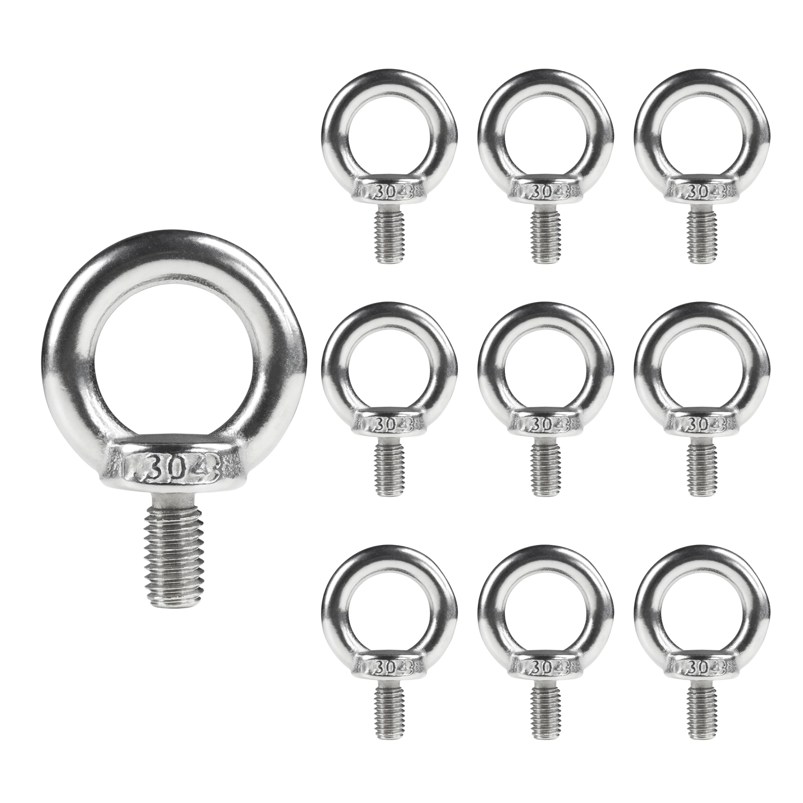 ・【製品仕様】M8 10個セット。・【製品素材】ステンレス鋼、優れた防錆性、耐候性、強力で耐久性があります。・【性能特徴】優れた引張強度と抗疲労強度構造実用性が高くて用途も広い。・【安全性】ねじ山の精度が高く、締め付けや回転時に滑りがなく、...