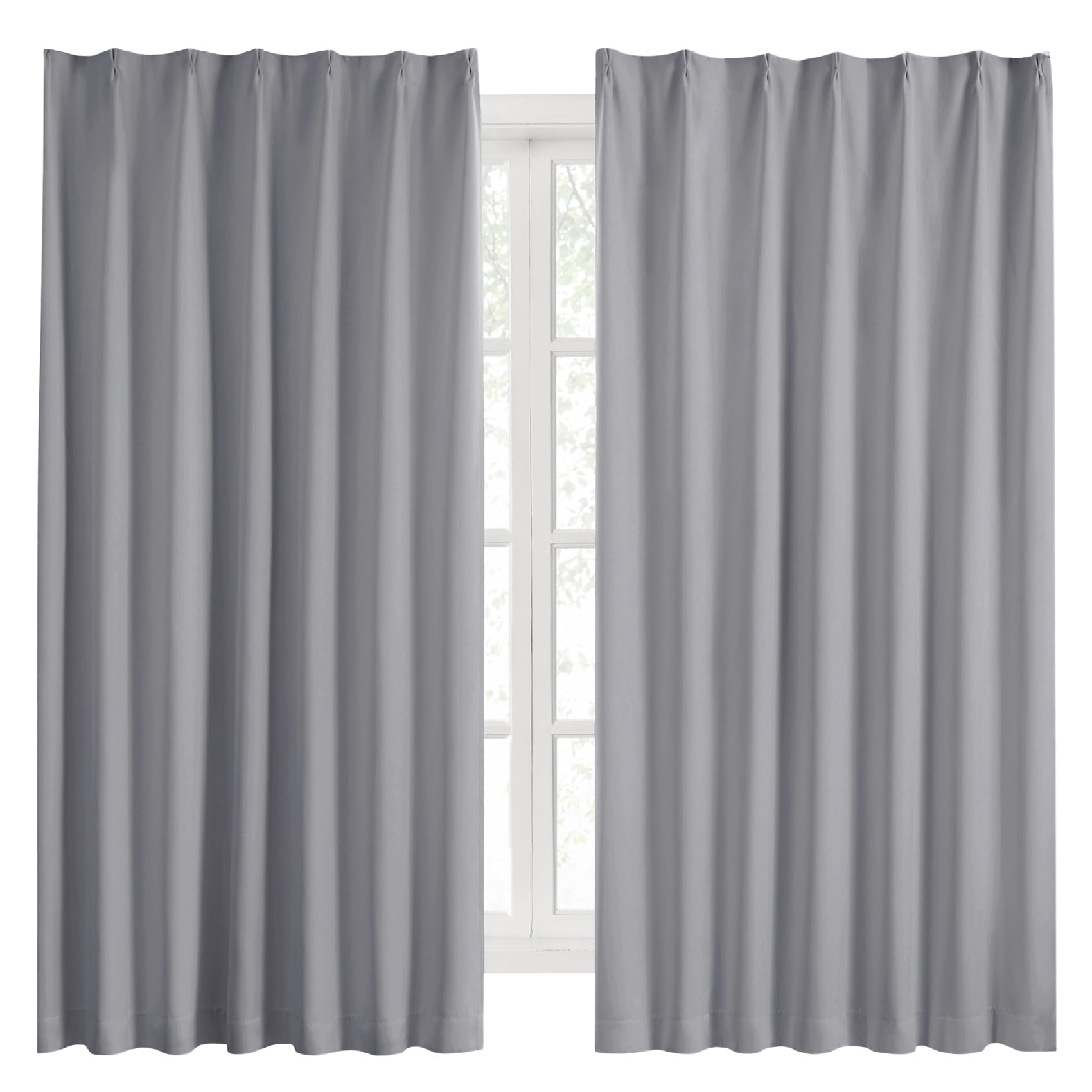 ・◆【一級遮光】このカーテンは遮光度が99.99％以上，外からの光をほとんど通さないため、昼間カーテンを閉めたお部屋のなかで相手の顔の表情が分からない程度にまでお部屋を暗くできます。同じ等級であっても、カーテンの明度や色彩によって遮光の度合...