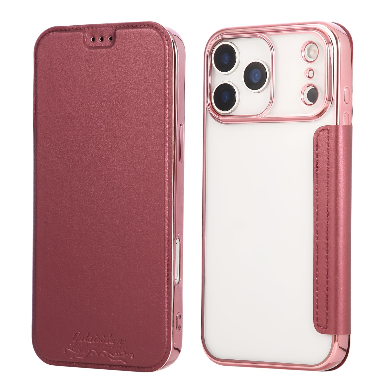 ・【対応機種】iPhone 17Pro Max 用 6.9インチ(蓋のマグネット無しの式）。ワイヤレス充電対応。機種を間違いないようご注意下さい。・【驚きの透明さ】保護力が強いと同時に、ケースの全体が透明で、スマートフォン本来の美しさと高級...