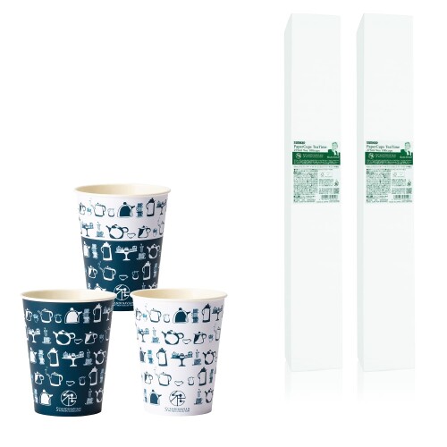 サンナップ まとめ買い 日本製 紙コップ 200個入(100個×2パック) 275ml 9oz 使い捨て ティータイム シーンに応じて柄を選べるスカンジナビアンパターンコレクション 内面ポリエチレンラミネート加工 保管に便利で衛生的な箱梱包...