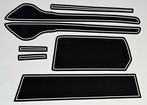 KINMEI(キンメイ) トヨタ パッソ PASSO 白 XC30型専用設計 インテリア ドアポケット マット ドリンクホルダー 滑り止め ノンスリップ 収納スペース保護 ゴムマット TOYOTAps-w 車種専用設計 ラバーマット 裏面滑...