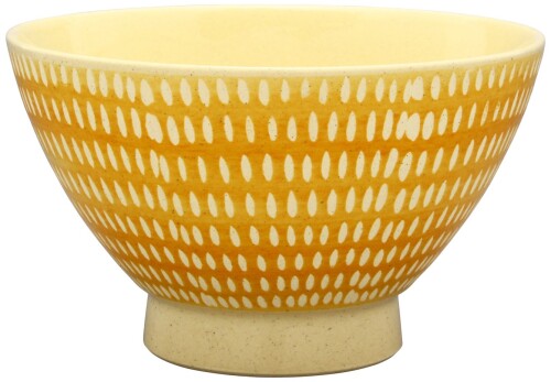 波佐見焼 くらわんか碗 とちり オレンジ 505903 サイズ:約直径11.9×高さ7cm 素材:陶器 生産国:日本 波佐見焼は長崎県東彼杵郡波佐見町で焼かれる陶磁器のこと。 長崎県波佐見町は佐賀県有田町に隣接し、有田焼と同様400年の伝統...