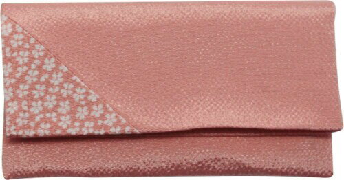 丸全 数珠袋 ちりめん桜小紋 念珠入れ 留め具なし (箱入) 日本製 ピンク 約17.5×16.5×1.5cm 本体サイズ:(広げたサイズ)約17.5×16.5×0.6cm / (閉じたサイズ)約17.5×9.5×1.5cm 本体重量:約2...