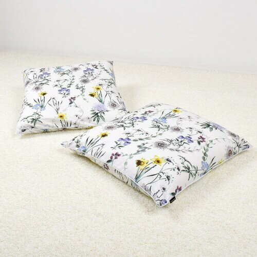 スタイルデコール(STYLE Decor) 座布団カバー 55×59 2枚セット 銘仙判 おしゃれ 綿100% 北欧 花柄 ボタニカル W3400600 サイズ:　タテ:約59cm/ヨコ:約55cm ※商品によってサイズに多少の誤差がござい...
