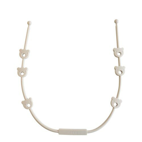 フィーカ(fika) 神戸の保育士ママ監修 シリコンストラップ 落下防止 食品衛生基準クリア グレー ・水洗い可 ※洗浄後は乾いた状態で保管してください。(シリコン商品は-20[度]から220[度]までの耐熱性がありますので、熱に強く、清潔...