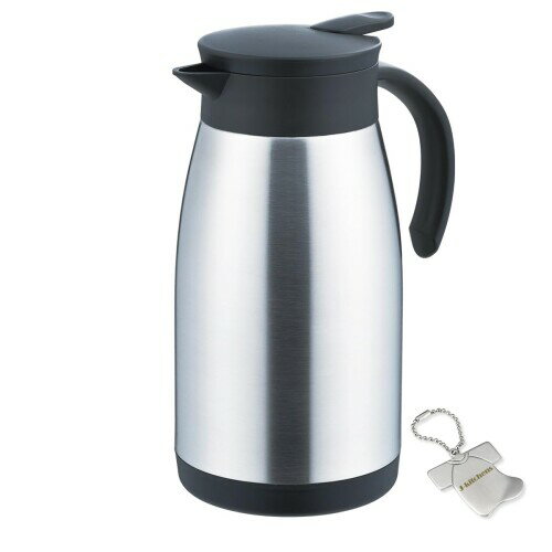 J-kitchens 和み アウトドア ステンレス製 卓上 保温 保冷 ポット1000ml オリジナルタグ付 素材/本体/外面:ステンレス鋼 保温効力:59.1[度]以上 ステンレスの素材感を生かしたシンプルでくせのないデザインです 温かい...