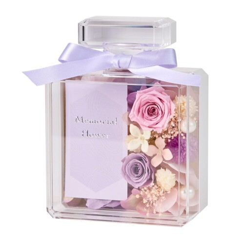 東京堂(Tokyodo) Eternal Life 香箱(こうばこ) ZY005015-zzz サイズ:W10×D6×H13.5cm 茶箱入り 素材:アクリル ABS樹脂 入数:1個 形状:アレンジ 人気の香水瓶を使用したエターナル(お供え...